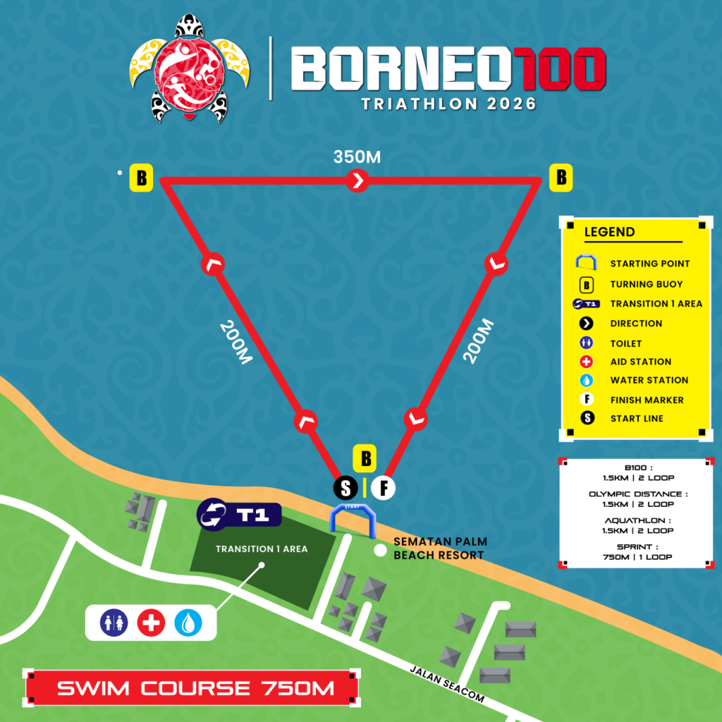 Course Overview – BORNEO100 – Triathlon